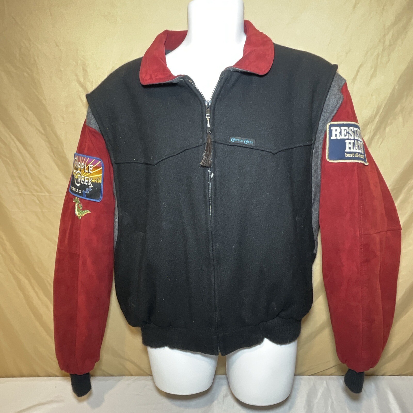PBR Bull Riding Coat Resistol Hats Varsity Jacket by … - Gem