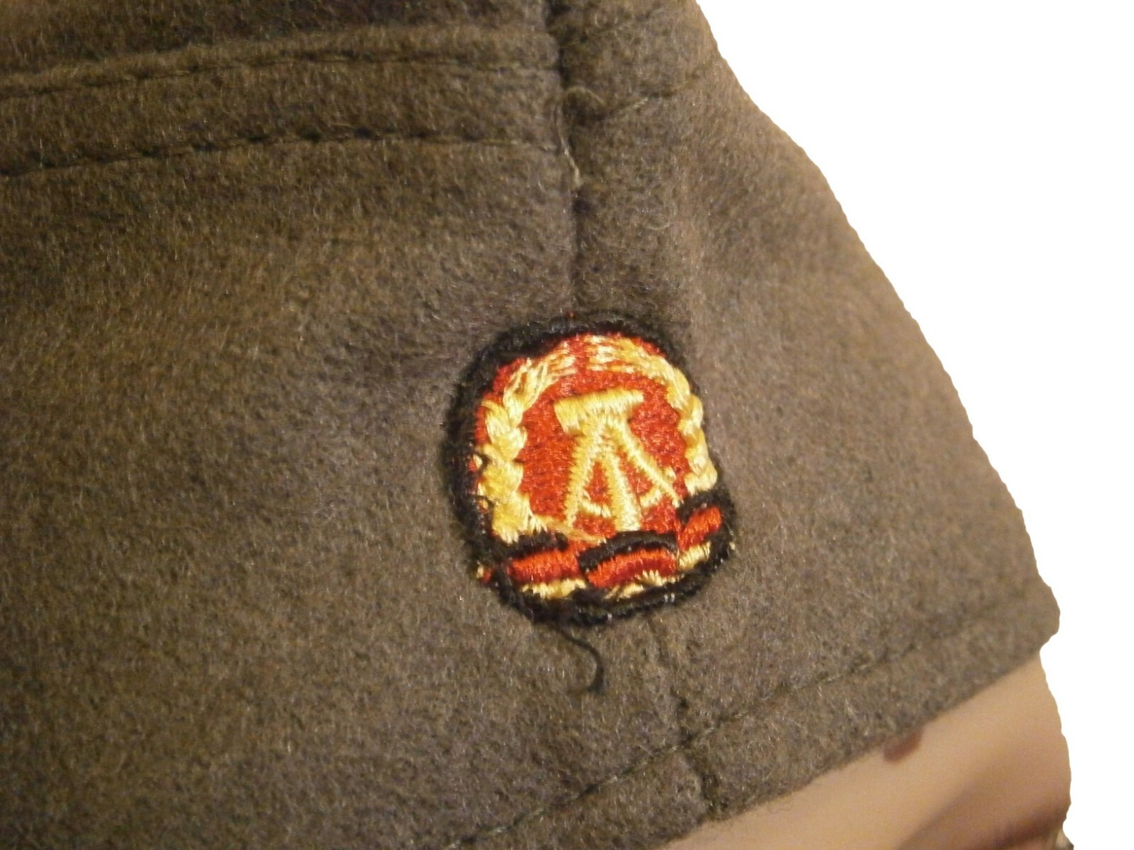 New East German army wool garrison cap side hat NVA DDR Soviet Era ...