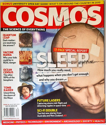 Cosmos Special Report: Sleep Issue 34 Aug/Sep 2010 | eBay Australia