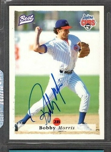 1995 Best #60 Bobby Morris Daytona Cubs Baseball Card Signed Autograph ...