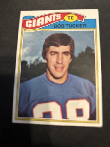 1977 Topps Football Card #124 Bob Tucker New York Giants Nm Free ...