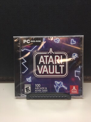 Atari Vault 100 Arcade And Atari 2600 Classics Computer PC DVD-ROM Game ...