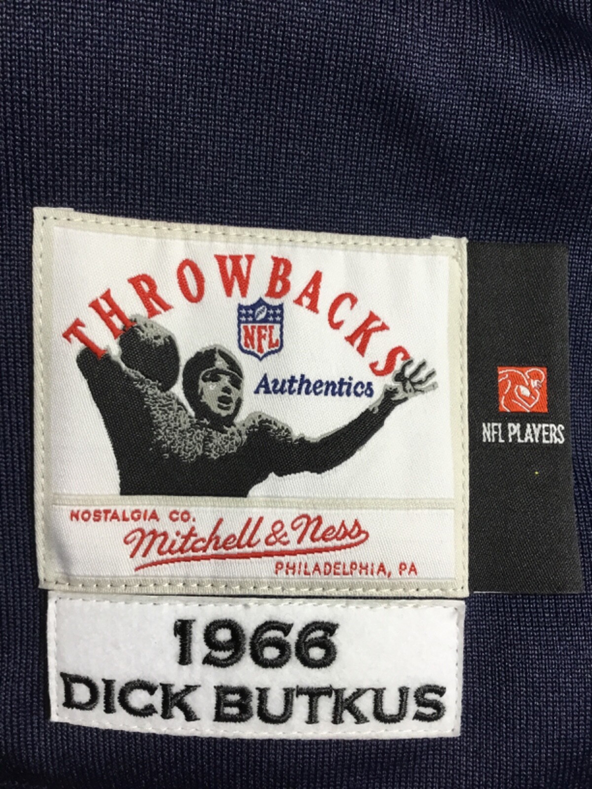 Dick Butkus #51 Chicago Bears 1966 Throwbacks Mitchell Ness Stitch ...