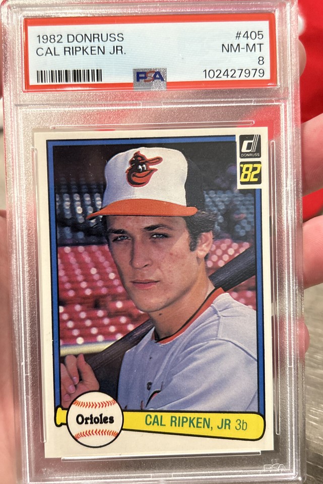1982 Cal Ripken Jr. Bundle-Topps Traded #98T PSA9 + Donruss #405 PSA8 ...