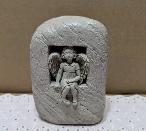 Vintage Carruth Studio Angel Stone Sculpture Wall Hanging Signed | eBay