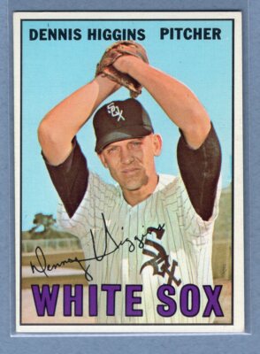 1967 Topps #52 Dennis Higgins EX-MT GO323 | eBay