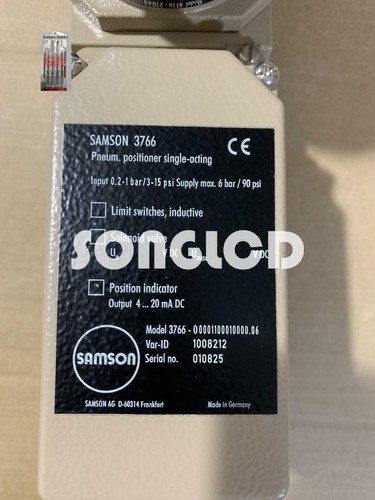 SAMSON 3766 6116-2 3766-00001100010000.06 A4F 90days warranty via DHL ...