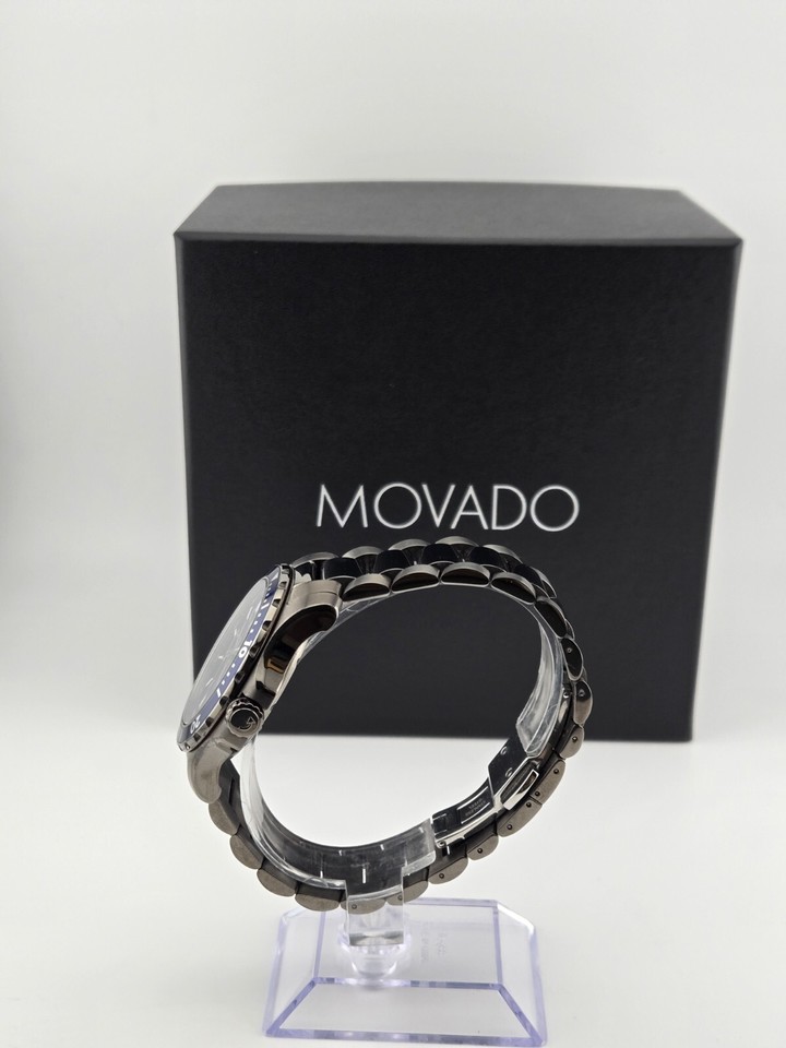 Movado Series 800 Men's Blue Dial Stainless Steel Watch - 2600159 ...