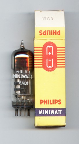 6AU8 - PHILIPS - TRIODE PENTODE - VALVULA ( TUBE ) NOS - LOTE DE 1 ...