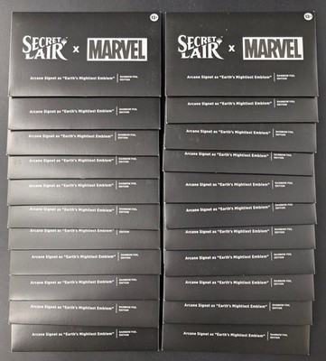 Lot (22) Arcane Signet as Earth's Mightiest Emblem Foil MTG Marvel X ...