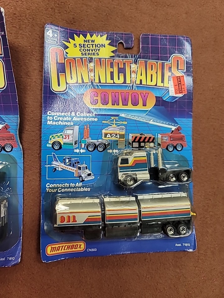Lot of 2 Vintage Matchbox Semi 5 Section Connectables Convoy Series ...