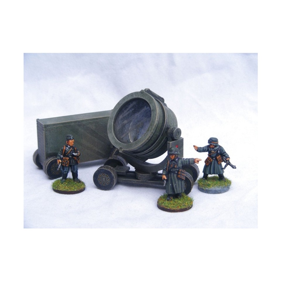 Sarissa Precision Terrain 28mm Searchlight & Generator Set Pack SW (New ...