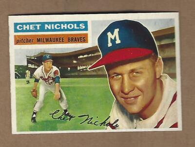 1956 TOPPS CHET NICHOLS # 278 NEAR MINT | eBay