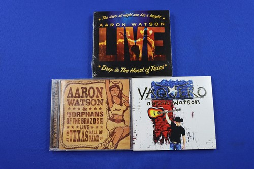 Three CD Lot of Aaron Watson Two Live One Studio Album Vaquero Heart Of ...