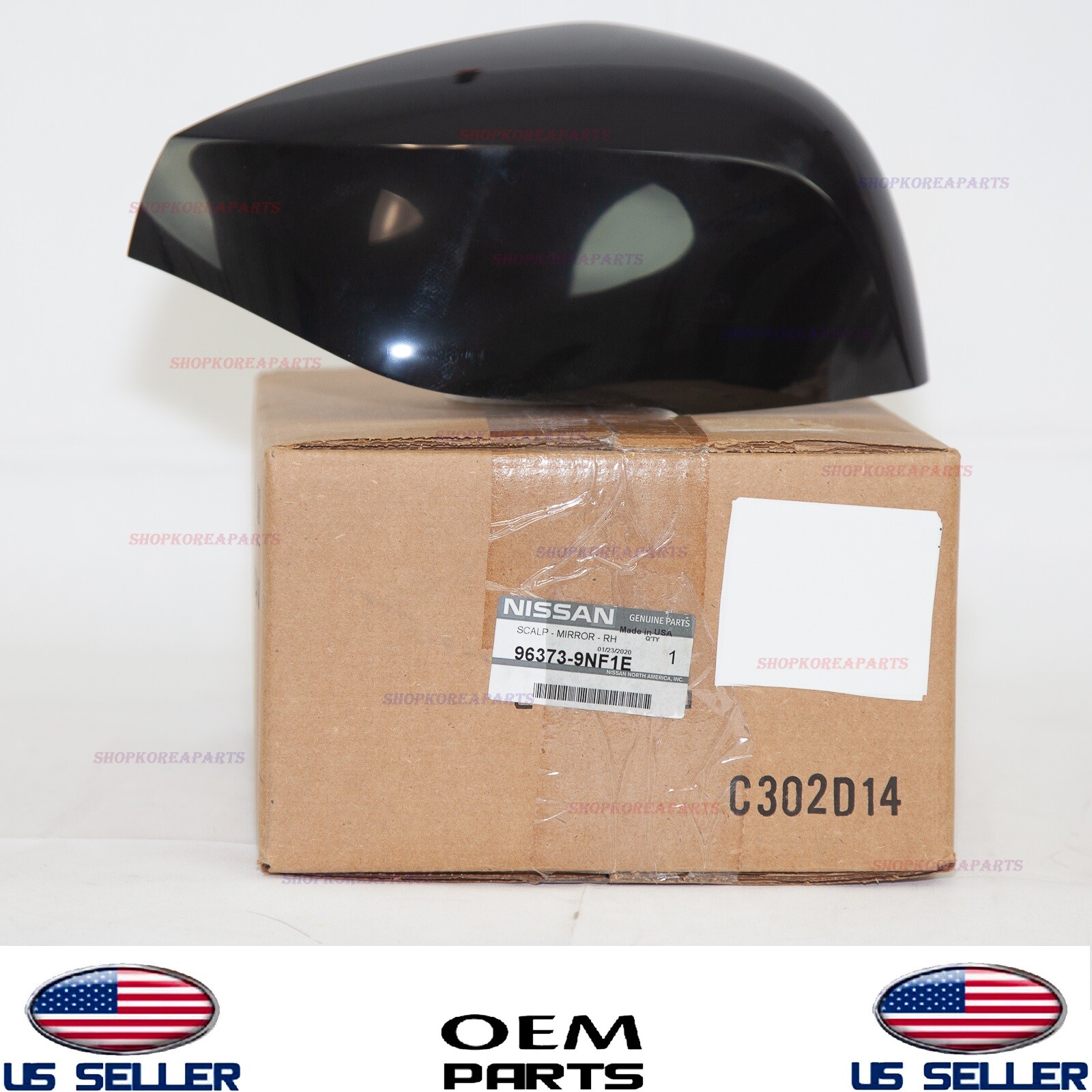 Genuine Mirror Cover Cap Unpainted Passenger Side ⭐OEM⭐ INFINITI QX60 ...