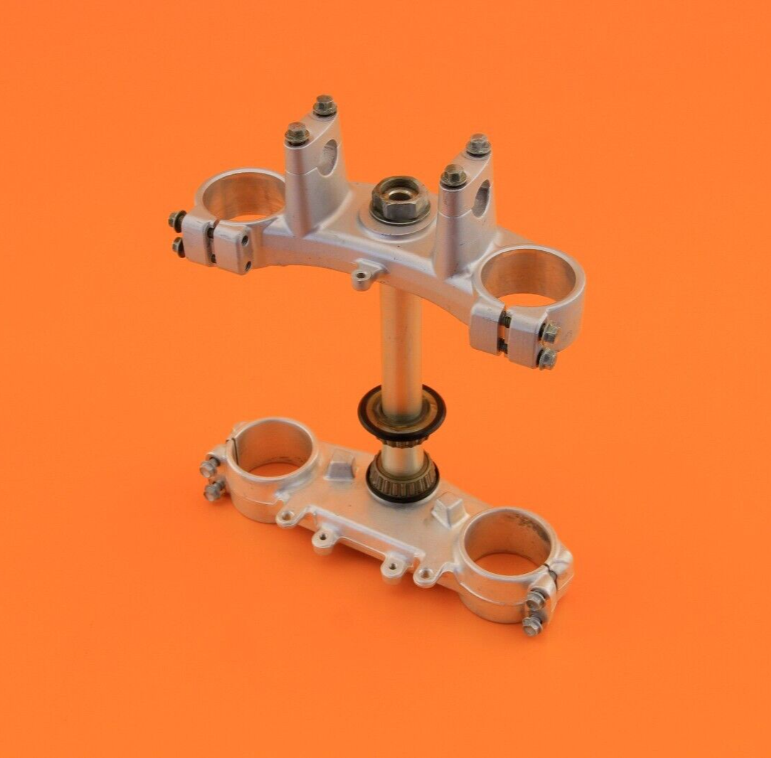 2002 02 YZ250F YZ 250F OEM Triple Tree Upper Clamps Lower Steering Stem ...