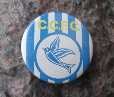 Antique CCFC Cardif City Football Club Soccer Bird Bluebird Wales Logo ...