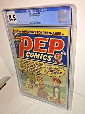 Pep Comics #86, CGC 8.5, Off-White Pages | eBay