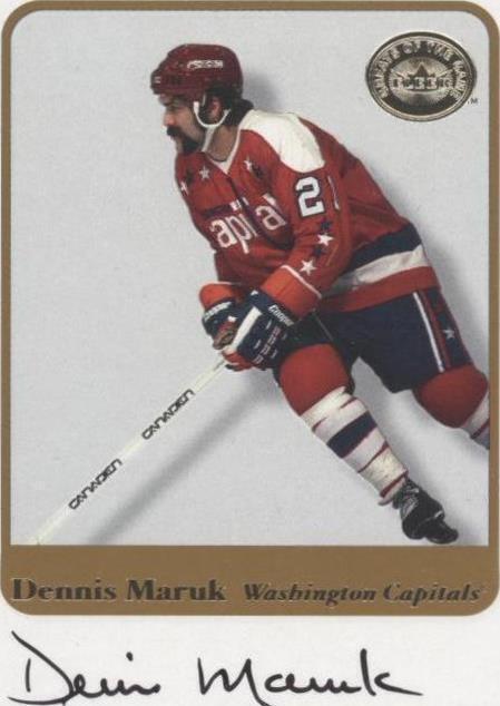 2001-02 Fleer Greats of the Game - Autographs Dennis Maruk (AU) for ...