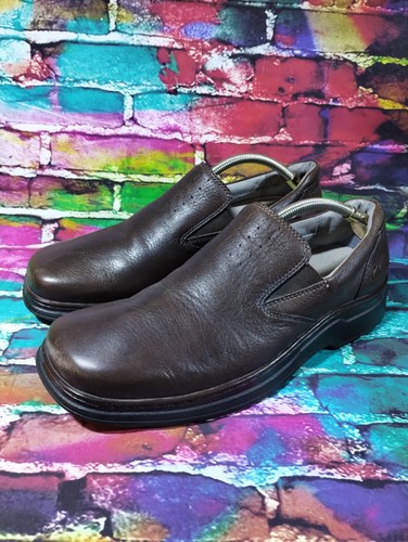 Men's Clarks Casual Leisure Active Slip On Moccasin Loafer Brown 9.5M ...