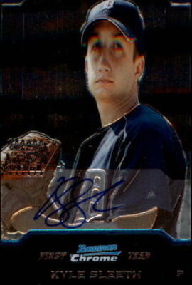 2004 Bowman Chrome #333 Kyle Sleeth RC Autograph RC Rookie Card | eBay