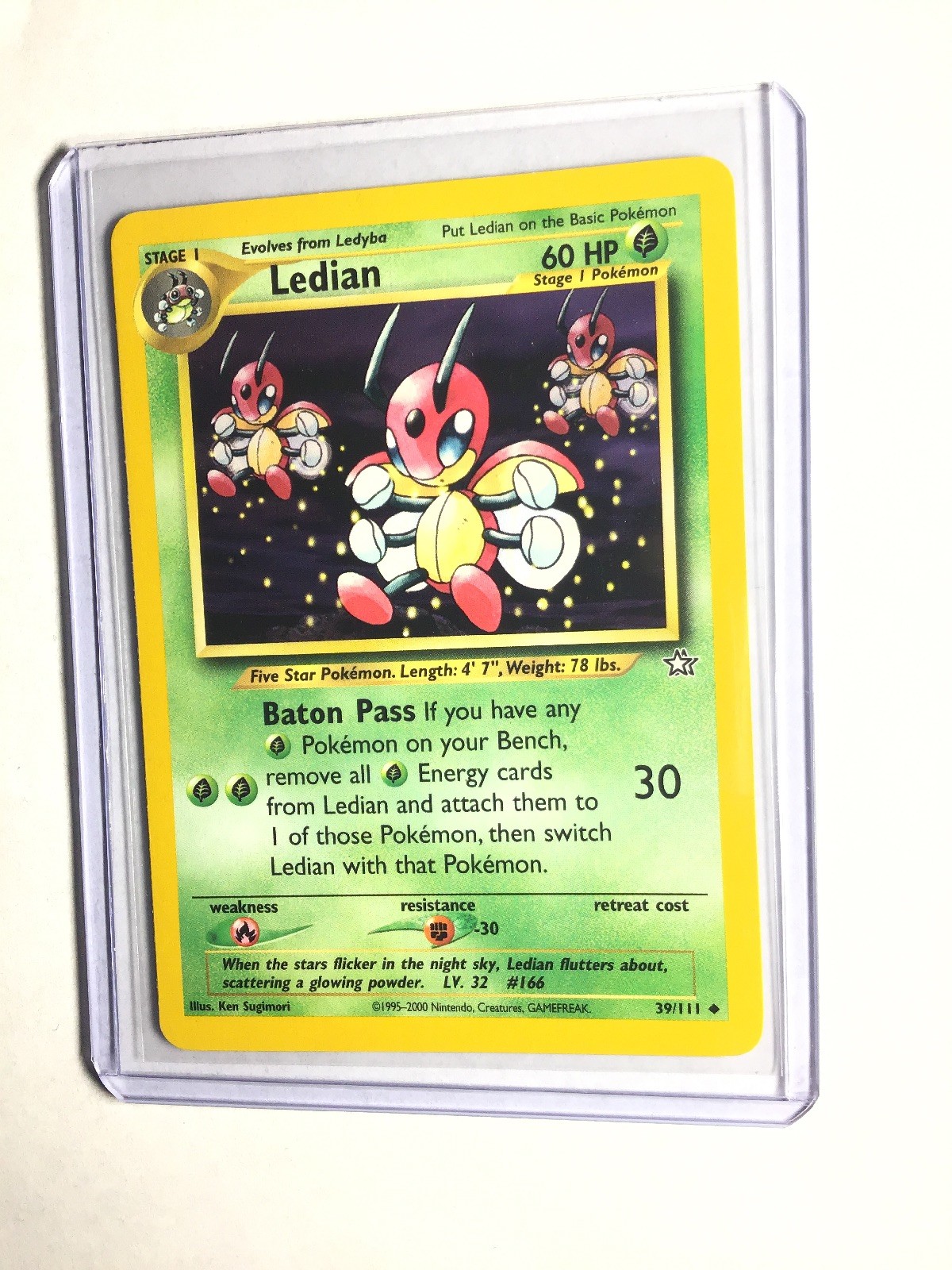 LEDIAN - Neo Genesis Set - 39/111 - Uncommon - Pokemon Card - Unlimited ...