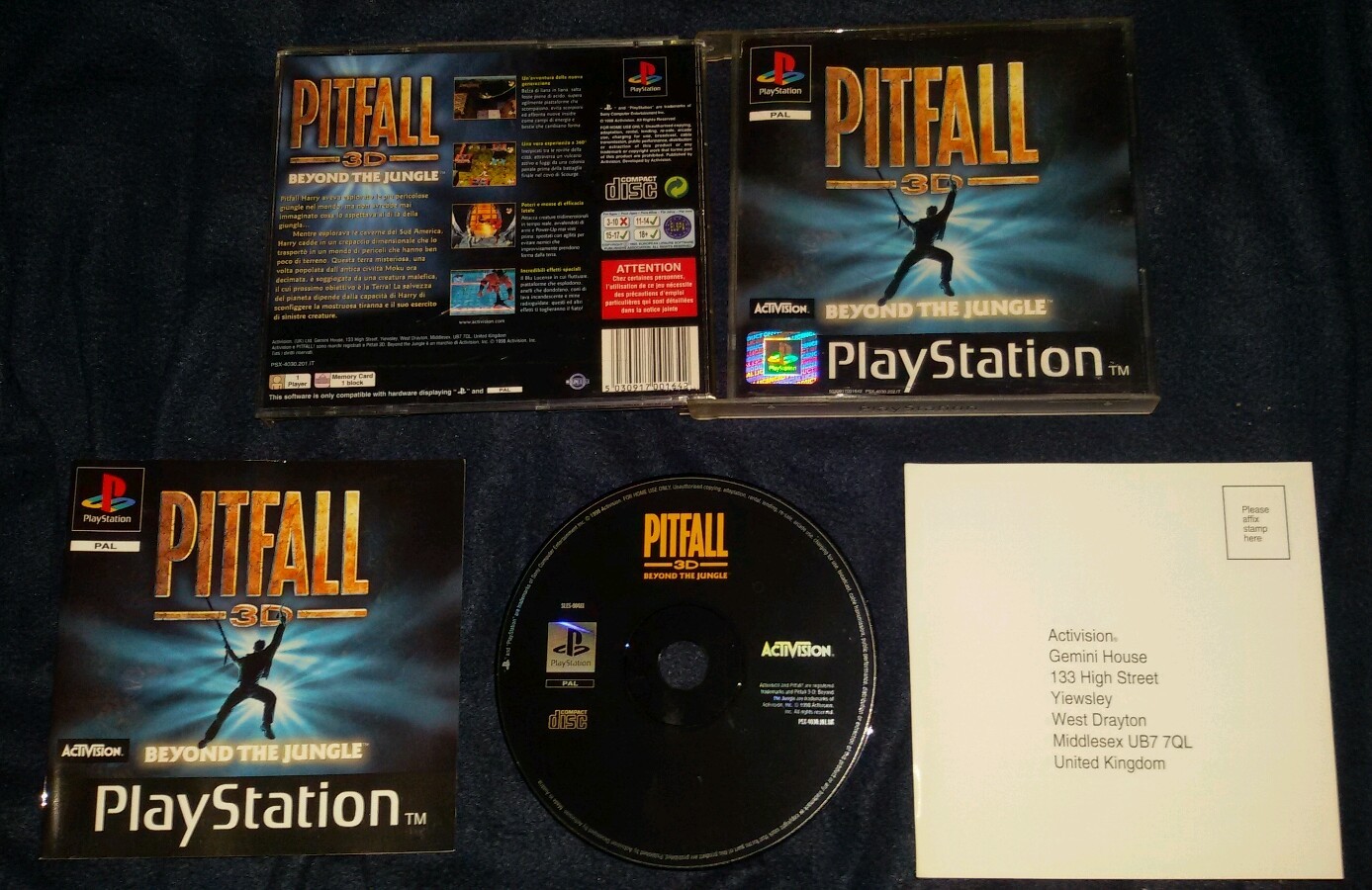 Pitfall 3D: Beyond the Jungle Playstation - Prix - Photo - Présentation