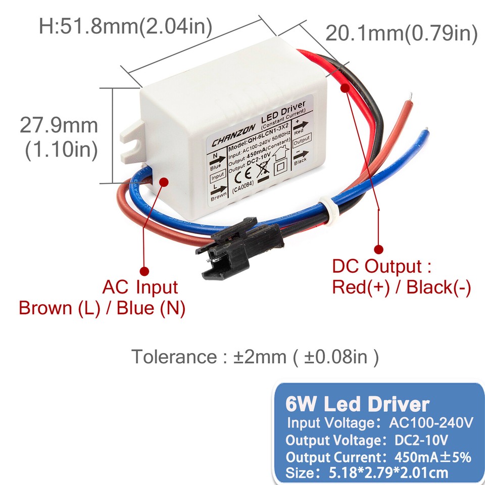 300Ma 450Ma 600Ma 900Ma 1500Ma Constant Current High Power Supply Cob ...