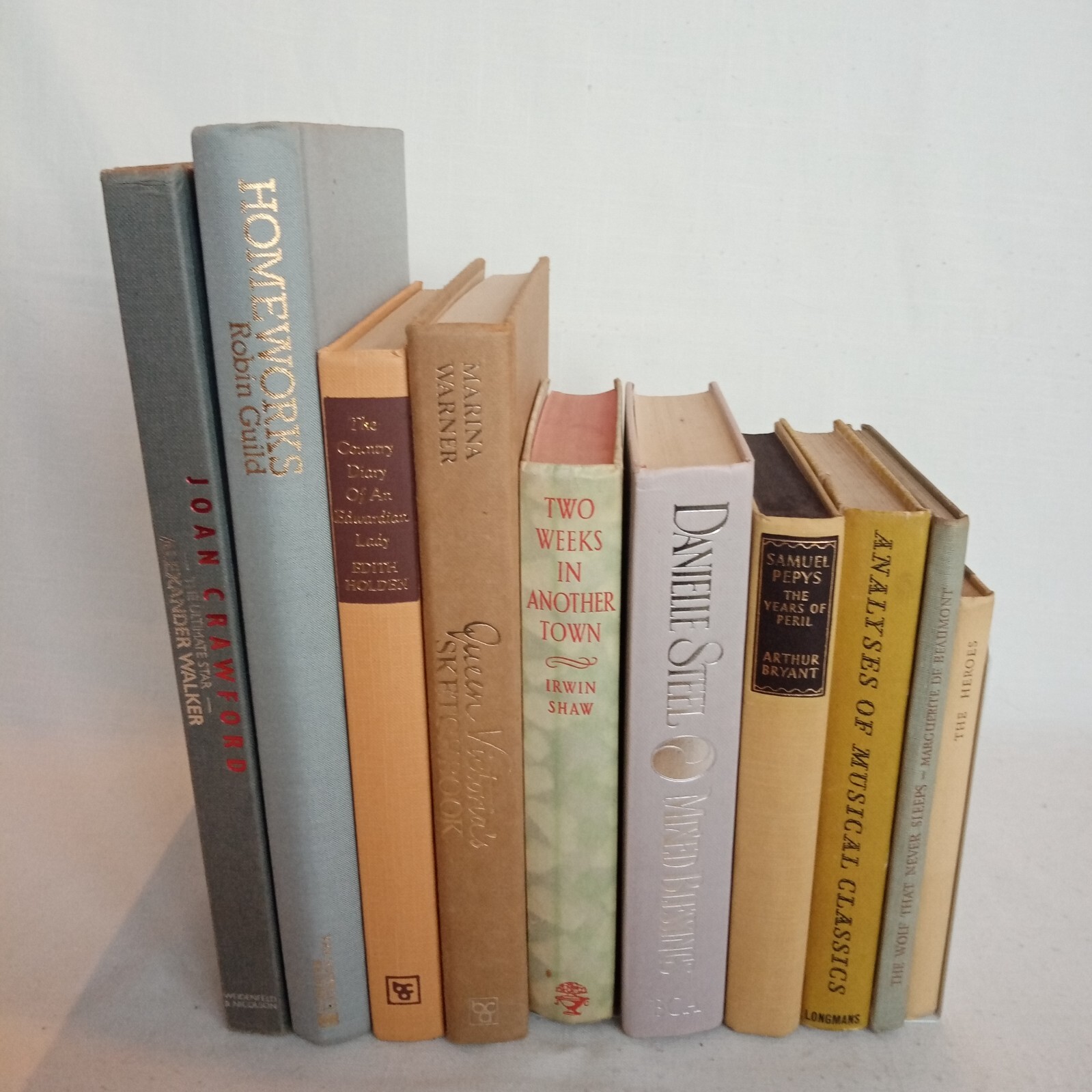 Vintage Hardback Books For Decoration Interior Design Display Shelf ...