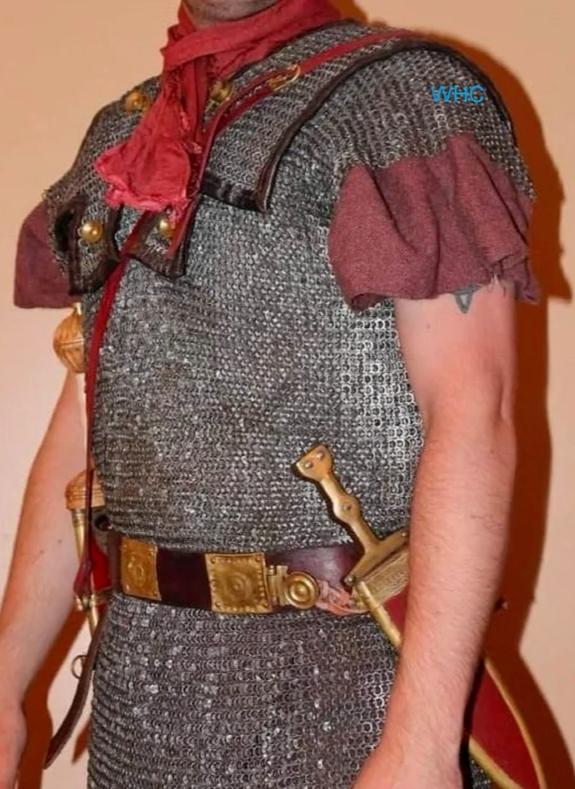 Roman Legion Hamata, chainmail hamata with shoulder doubler, Roman ...