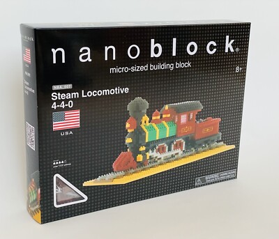 NANOBLOCK Steam Locomotive 440 Micro-Sized Building Blocks by Kawada ...