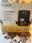 PEANUTS Snoopy Puffer Jacket Collectible Classic 4L Mini Fridge 6 Can ...