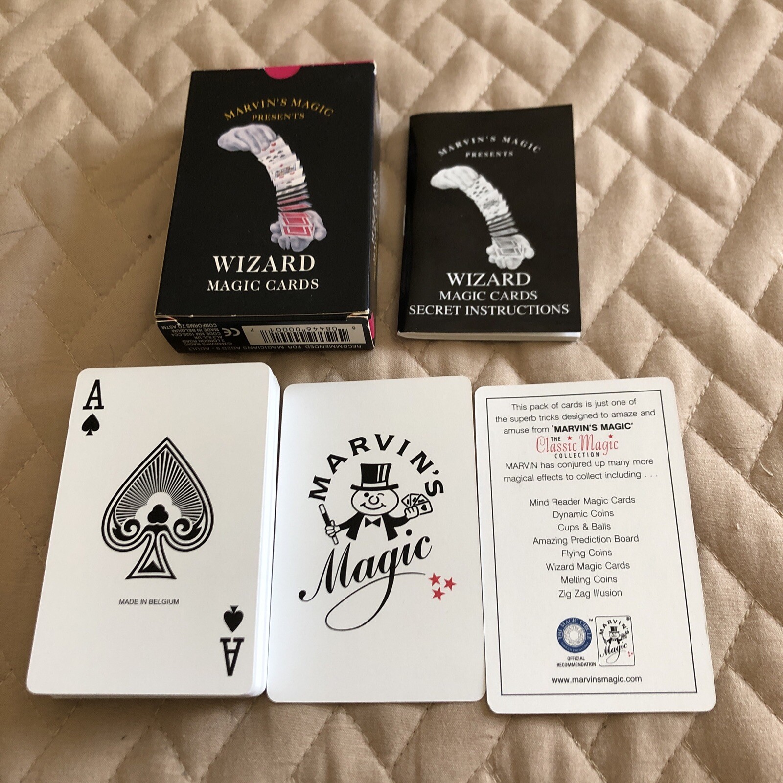 Marvin's Magic Wizard Magic Card Tapered Card Deck New Free shipping ...