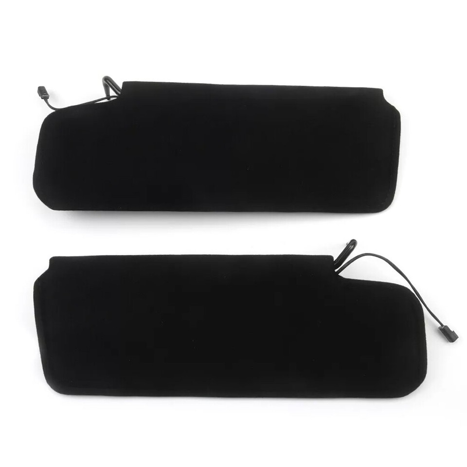 Pair Sun visors w/Vanity Mirror & LED Light For 1984-1996 Chevy ...