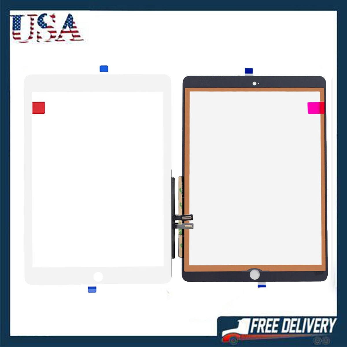 US Touch Screen Digitizer Assembly For iPad 6 2018 A1893 A1954 9.7 | eBay