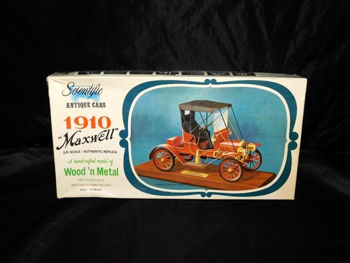 Vintage Scientific Antique Cars 1910 Maxwell Model Kit Balsa Wood ...