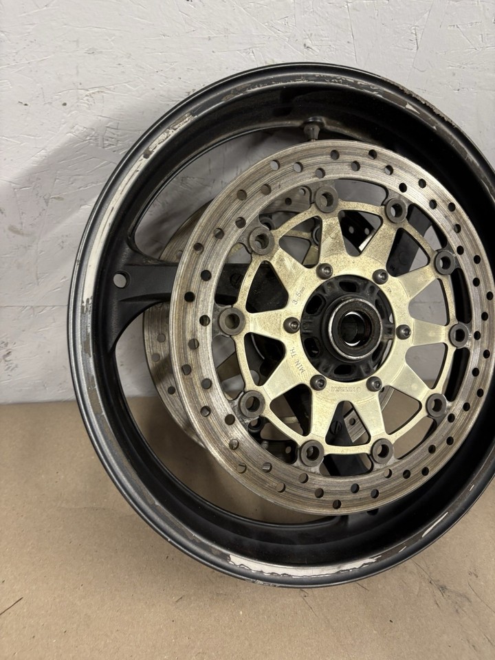 2007 2006 Honda Cbr1000rr Oem Front Wheel Rim Rotors Straight #0126 | eBay