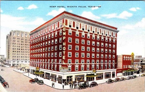 Postcard HOTEL SCENE Wichita Falls Texas TX a/26 AK4084 | eBay