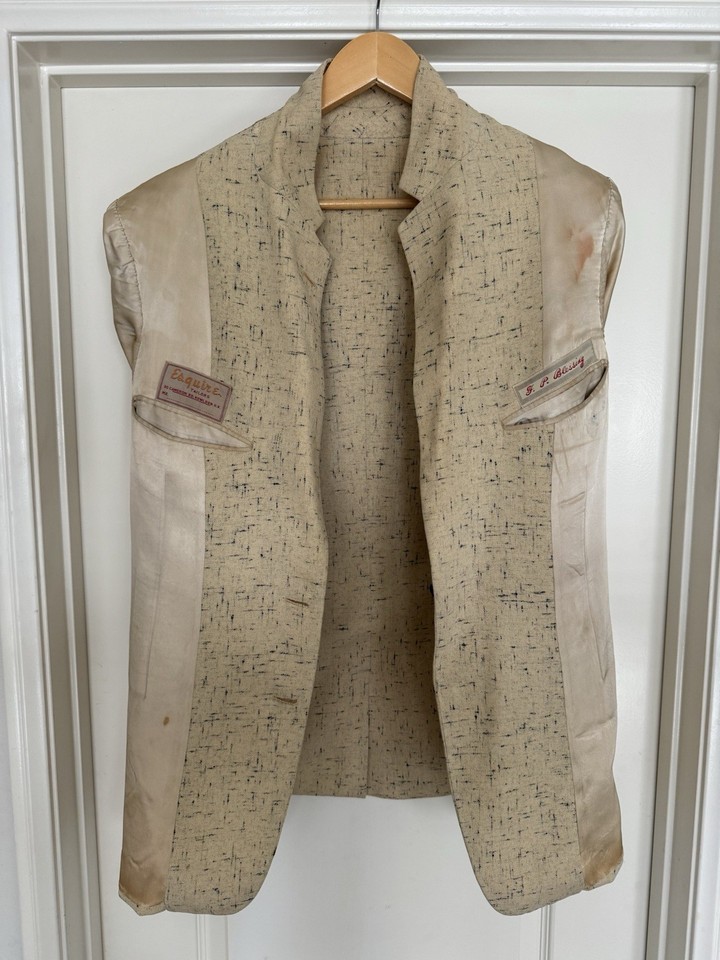 VTG 1950s Men's Atomic Fleck Sport Coat Suit Jacket Medium 50s | eBay