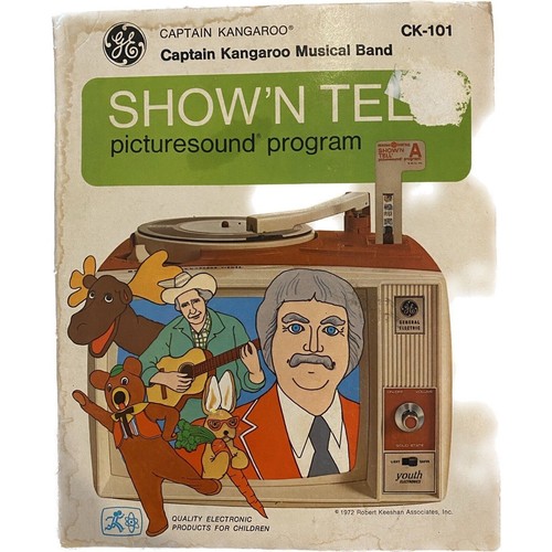 Captain Kangaroo Record Show N Tell 33.33 LP Picturesound 1972 CK 101 ...