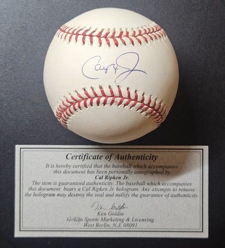 Cal Ripken Jr. Orioles Signed / Autographed Official MLB Baseball w ...