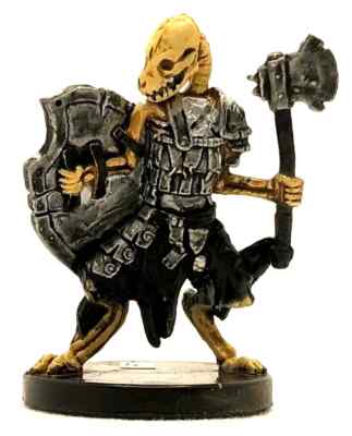 D&D Miniature - GNOLL SKELETON #52 (Aberrations - VHTF UNDEAD GNOLL and ...