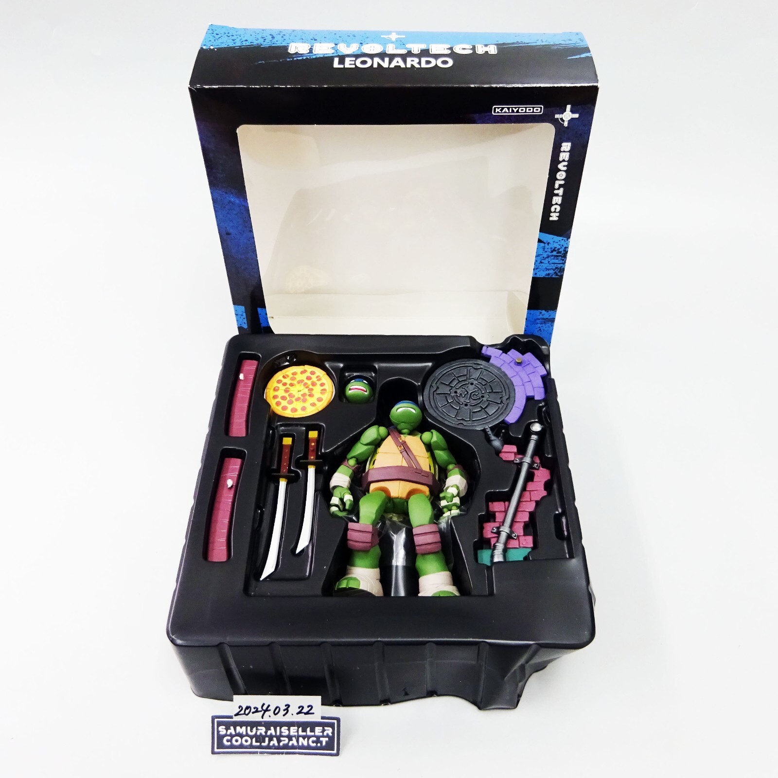 TMNT LEONARDO REVOLTECH FIGURE NICK TEENAGE MUTANT NINJA TURTLES Japan ...