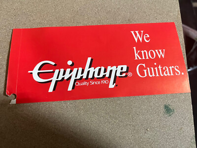 Epiphone Vintage Guitar Sticker Decal | eBay