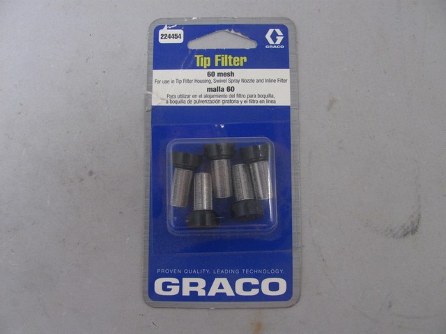 Tip Filter 60 Mesh Pk6 Graco 224454 for sale online | eBay