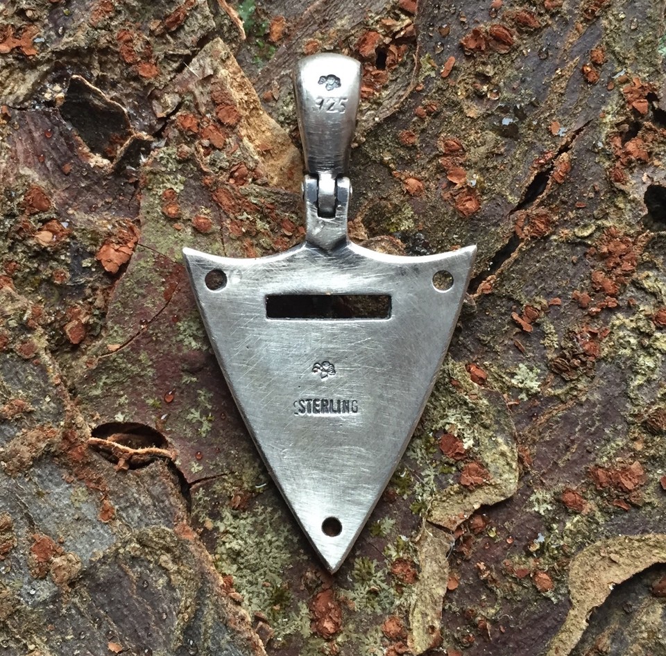 925 Silver Confederate States "CS" Saddle Shield Civil War Cavalry ...