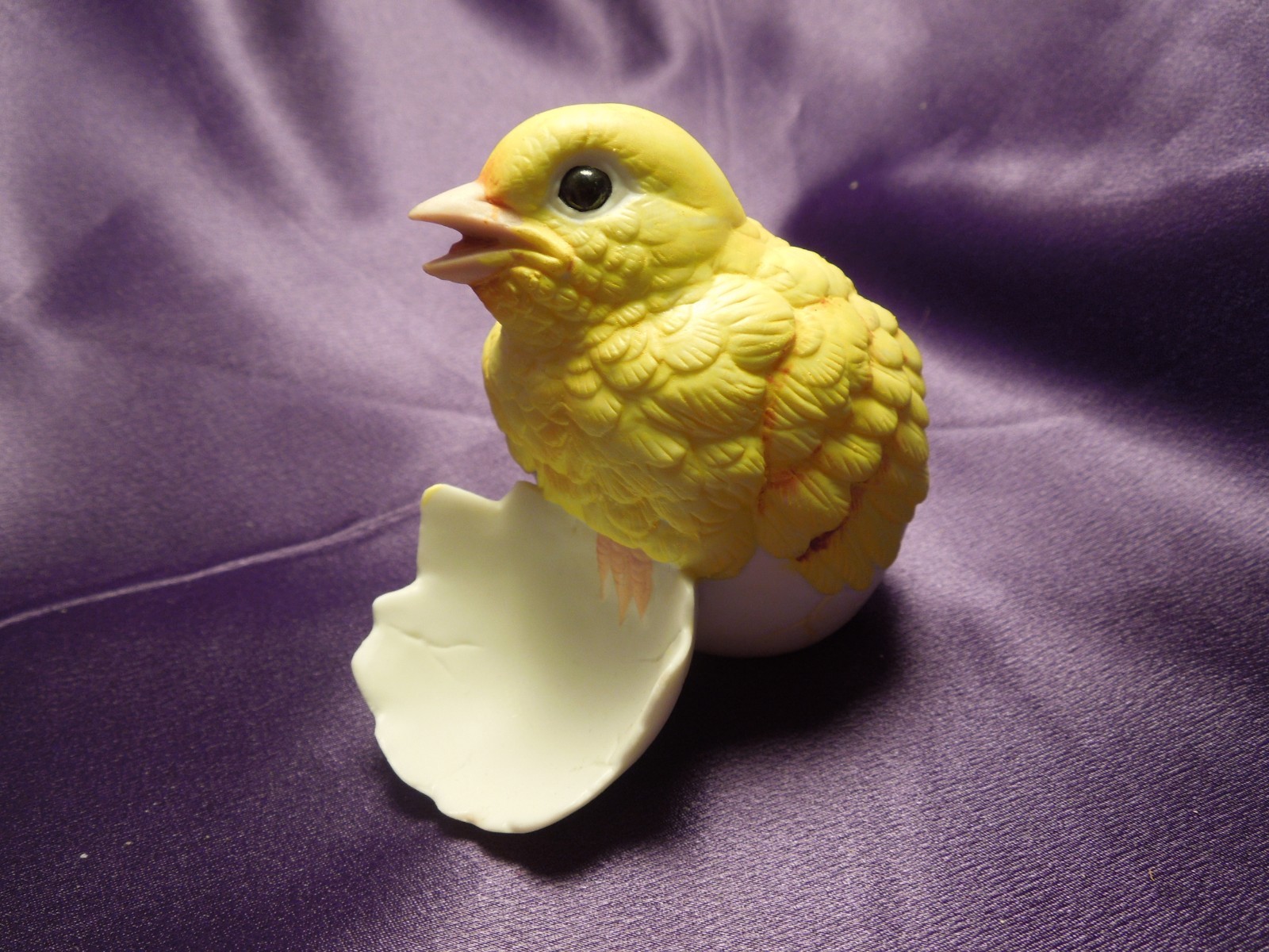 Canary by Andrea Chick Hatching from Egg Porcelain Figurine Andrea by ...