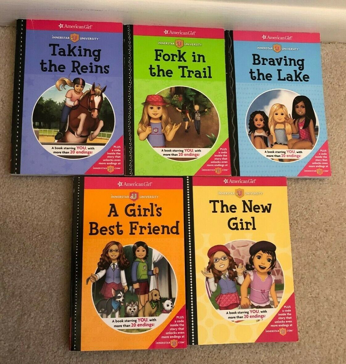 American Girl Innerstar University Lot of 5 Books Pre-Owned Excellent ...