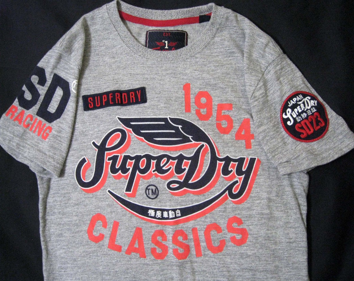 Superdry Japan Logo Superdry VINTAGE LOGO NARRATIVE Print T Shirt