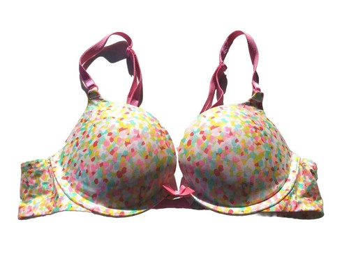 Womens Victoria Secrets Bra Size 34A Multicolor Confetti Pattern | eBay